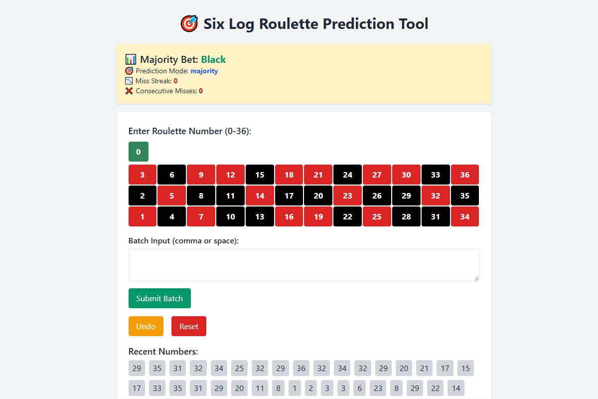 Roulette Predictor - Advanced Prediction Tools